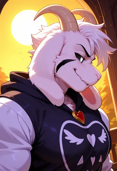 Asriel Dreemurr God Form (Undertale) Illustrious — Model Hub — Moescape