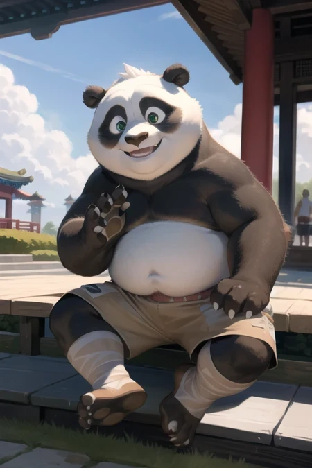 Master Po Ping (Kung Fu Panda) — Model Hub — Moescape